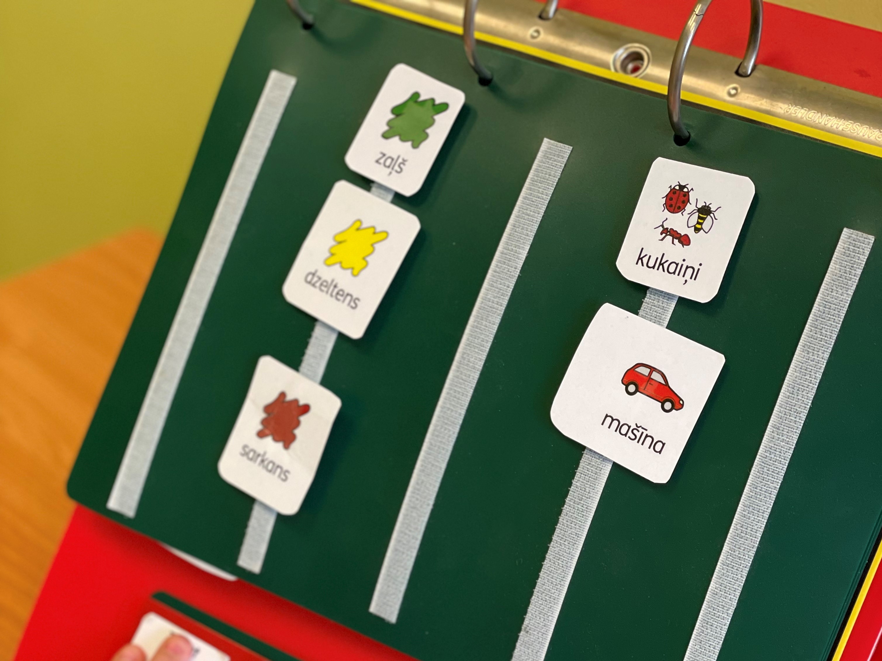 PECS jeb komunikācijas sistēma ar attēlu palīdzību